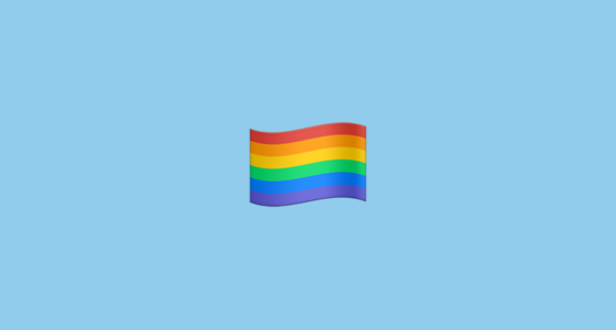 🏳️‍🌈 Rainbow Flag Emoji on Apple iOS 16.4