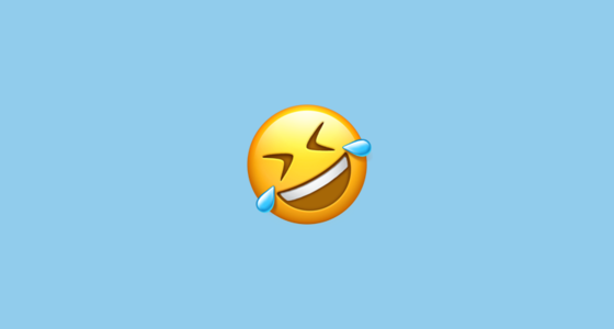 🤣 Se Rouler Par Terre De Rire Emoji on Apple iOS 16.4