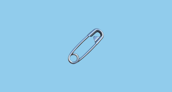 🧷 Safety Pin Emoji on Apple iOS 16.4