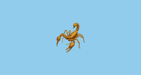 🦂 Scorpion Emoji on Apple iOS 16.4