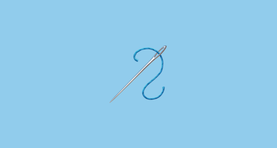 🪡 Sewing Needle Emoji on Apple iOS 16.4