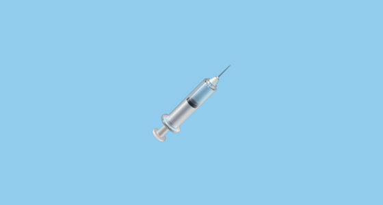 💉 Syringe Emoji on Apple iOS 16.4