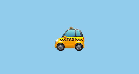 🚕 Taxi Emoji on Apple iOS 16.4