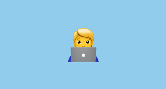 🧑‍💻 Technologist Emoji on Apple iOS 16.4