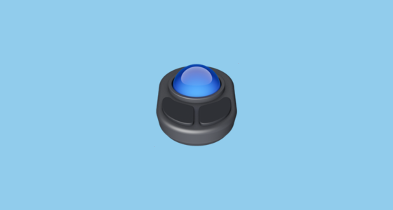 🖲️ Trackball Emoji on Apple iOS 16.4