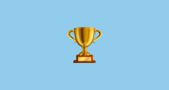🏆 Trophée Emoji on Apple iOS 16.4