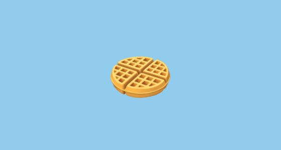 🧇 Waffle Emoji on Apple iOS 16.4