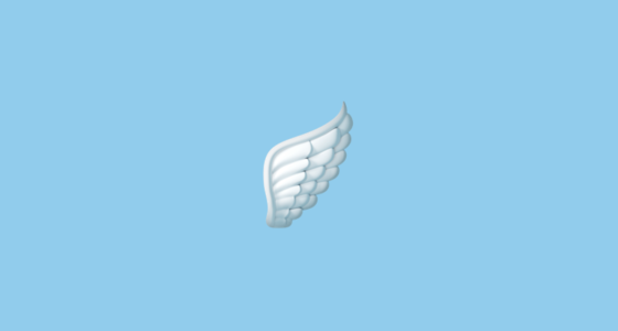Wing Emoji on Apple iOS 16.4