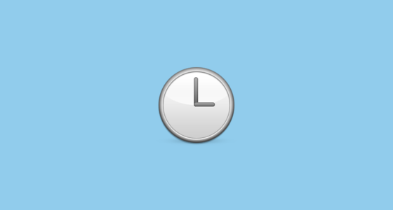 🕒 Three O’Clock Emoji on Apple iOS 9.3