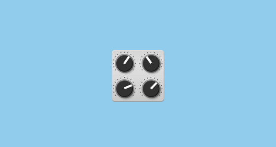 🎛️ Control Knobs Emoji on Apple iOS 9.3