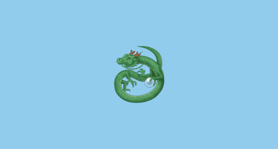 🐉 Dragon Emoji on Apple iOS 9.3