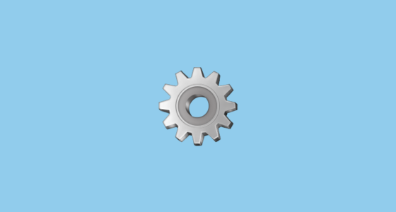 ⚙️ Engranaje Emoji on Apple iOS 9.3