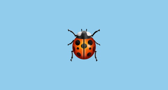 🐞 Mariquita Emoji on Apple iOS 9.3