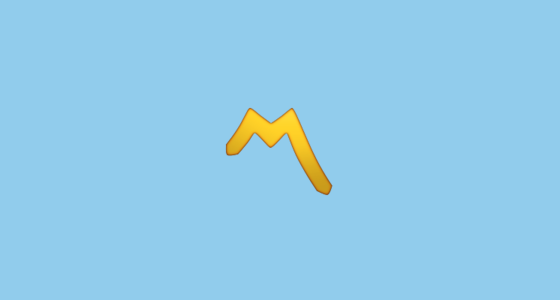 〽️ Part Alternation Mark Emoji on Apple iOS 9.3