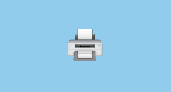 🖨️ Printer Emoji on Apple iOS 9.3