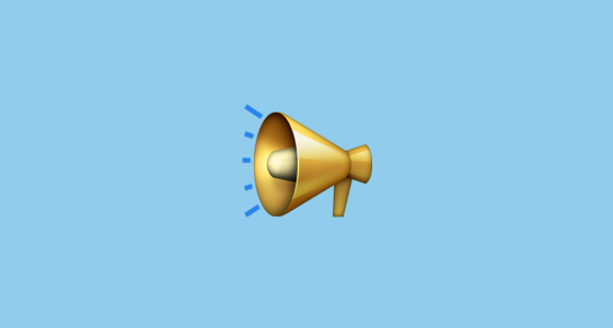 📢 Loudspeaker Emoji on Apple iOS 9.3