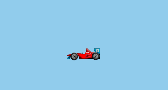 🏎️ Racing Car Emoji on Apple iOS 9.3