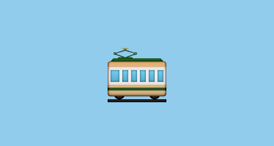 🚃 Railway Car Emoji on Apple iOS 9.3