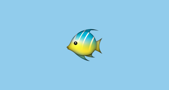 🐠 Pez Tropical Emoji on Apple iOS 9.3