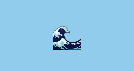 🌊 Ola De Mar Emoji on Apple iOS 9.3