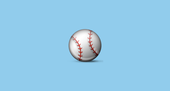 ⚾ Baseball Emoji on Apple iOS 8.3