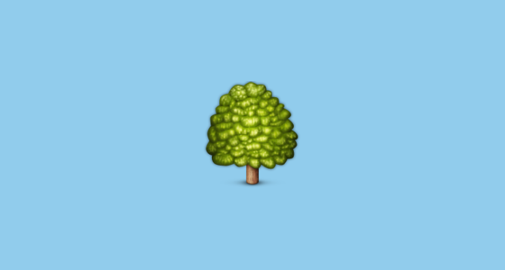 🌳 Deciduous Tree Emoji on Apple iOS 8.3