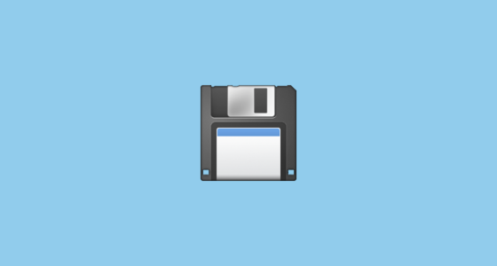 💾 Disquete Emoji on Apple iOS 8.3
