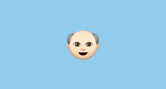👴🏻 Old Man: Light Skin Tone Emoji on Apple iOS 8.3