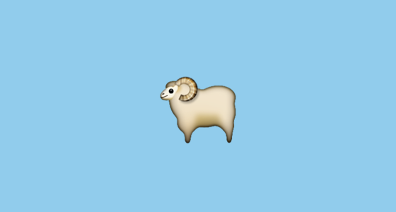 🐑 Ewe Emoji on Apple iOS 8.3