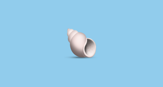 🐚 Spiral Shell Emoji on Apple iOS 8.3