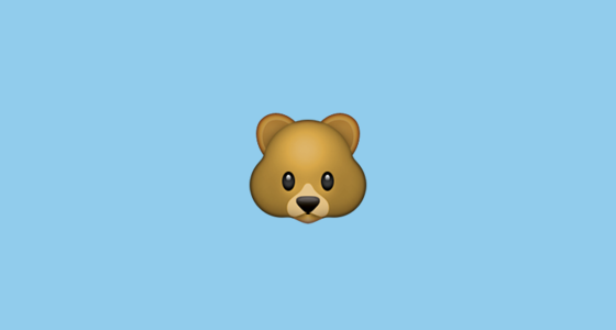 🐻 Bear Emoji on Apple iOS 10.0