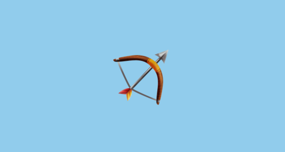 🏹 Bow and Arrow Emoji on Apple iOS 10.0