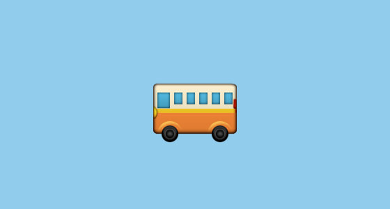 🚌 Bus Emoji on Apple iOS 10.0