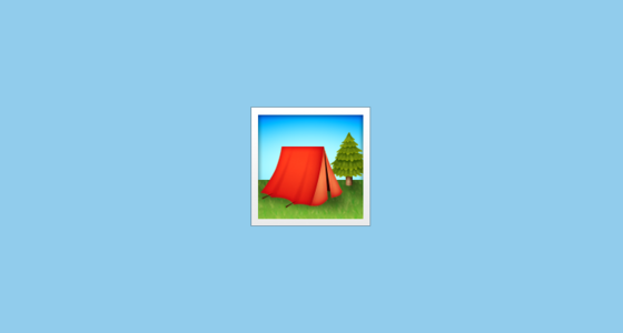 🏕️ Acampamento Emoji on Apple iOS 10.0