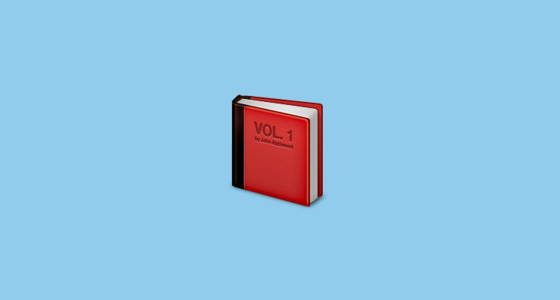 📕 Closed Book Emoji on Apple iOS 10.0