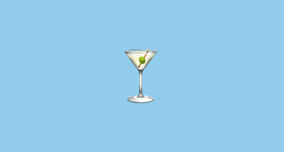 🍸 Cocktail Glass Emoji on Apple iOS 10.0