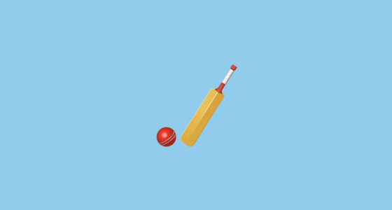 🏏 Cricket Game Emoji on Apple iOS 10.0