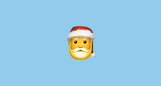 🎅 Santa Claus Emoji on Apple iOS 10.0