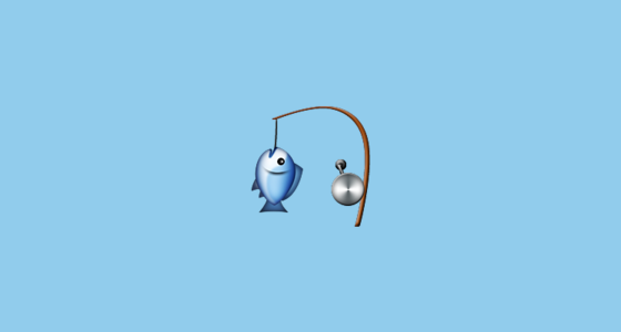 🎣 Fishing Pole Emoji on Apple iOS 10.0