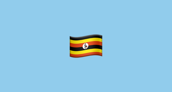 🇺🇬 Flag: Uganda Emoji on Apple iOS 10.0