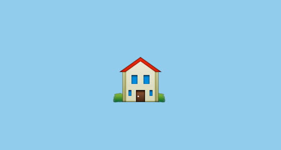 🏠 Huis Emoji on Apple iOS 10.0