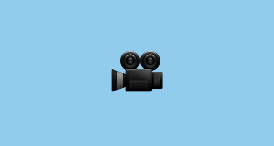 🎥 Movie Camera Emoji on Apple iOS 10.0