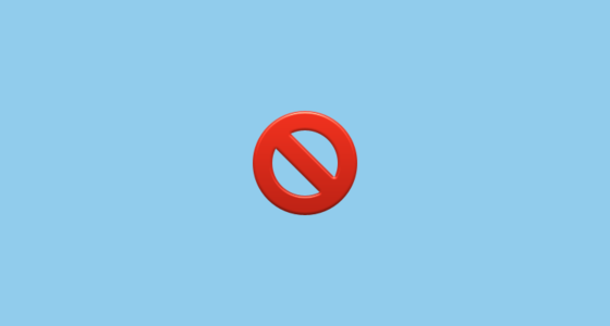 🚫 Prohibited Emoji on Apple iOS 10.0