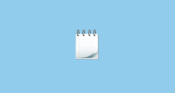 🗒️ Spiral Notepad Emoji on Apple iOS 10.0