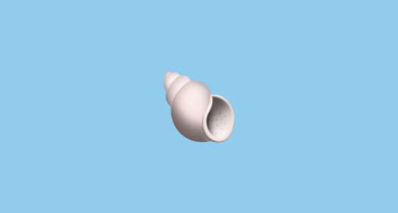 🐚 Spiral Shell Emoji on Apple iOS 10.0
