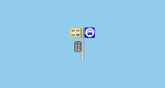 🚏 Bus Stop Emoji on Apple iOS 10.2