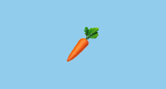 🥕 Carrot Emoji on Apple iOS 10.2
