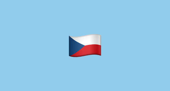 🇨🇿 Flag: Czechia Emoji on Apple iOS 10.2