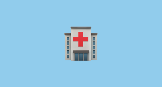 🏥 Hospital Emoji on Apple iOS 10.2