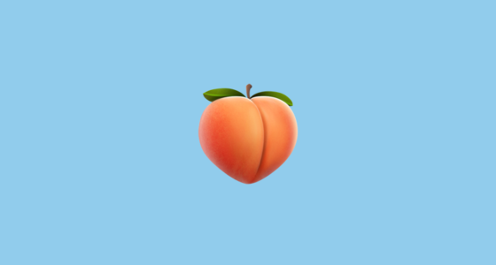 🍑 Melocotón Emoji on Apple iOS 10.2